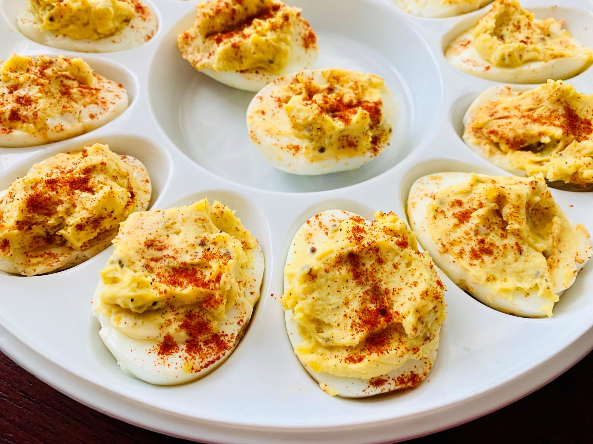 The Best Deviled Eggs - Sisters of the Spoon